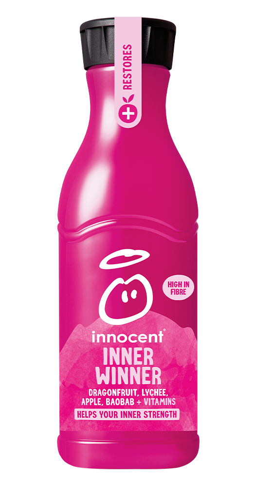 innocent plus - ren juice, örter och förstärkt med vitaminer